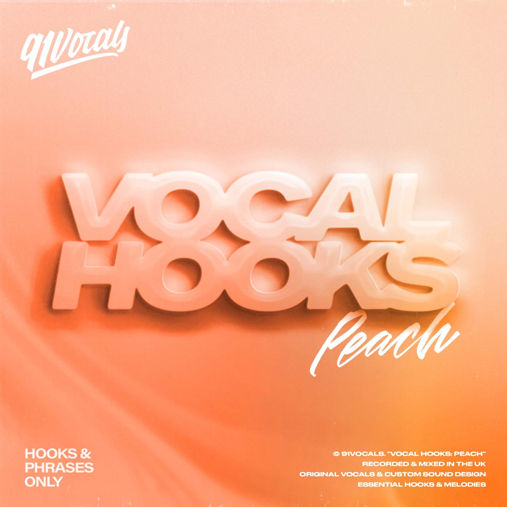 Vocal Hooks: Peach | Royalty Free Sample Pack